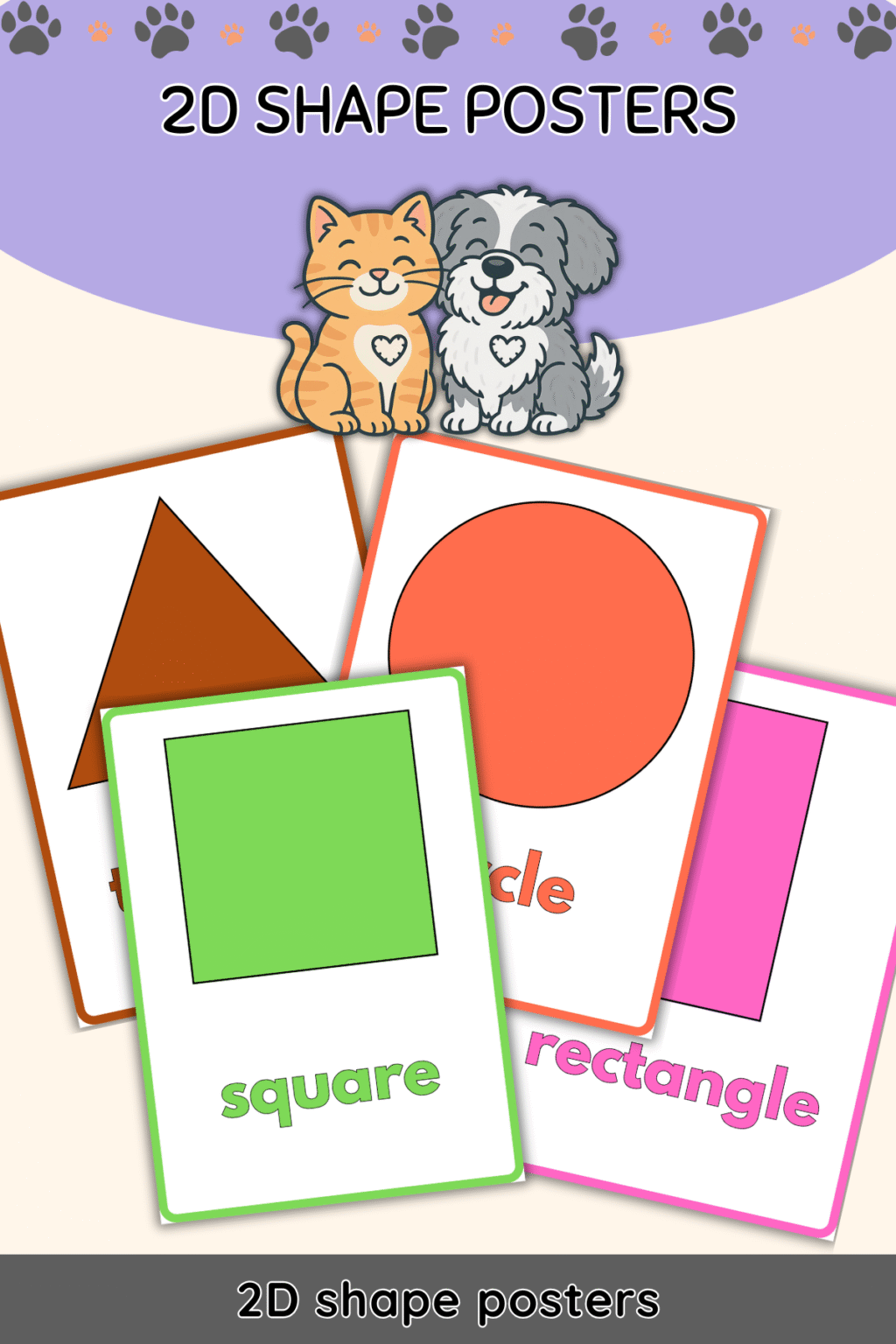 2D Shape Posters - Loaf & Stitch